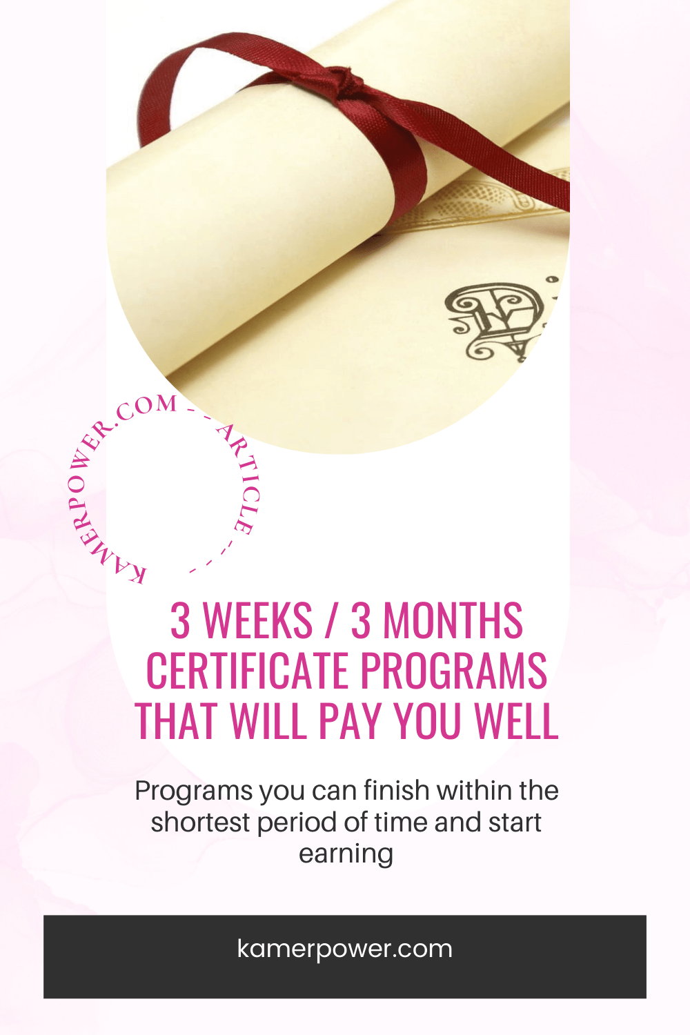 3 weeks & 3 Months Certificate Programs That Will Pay You Well