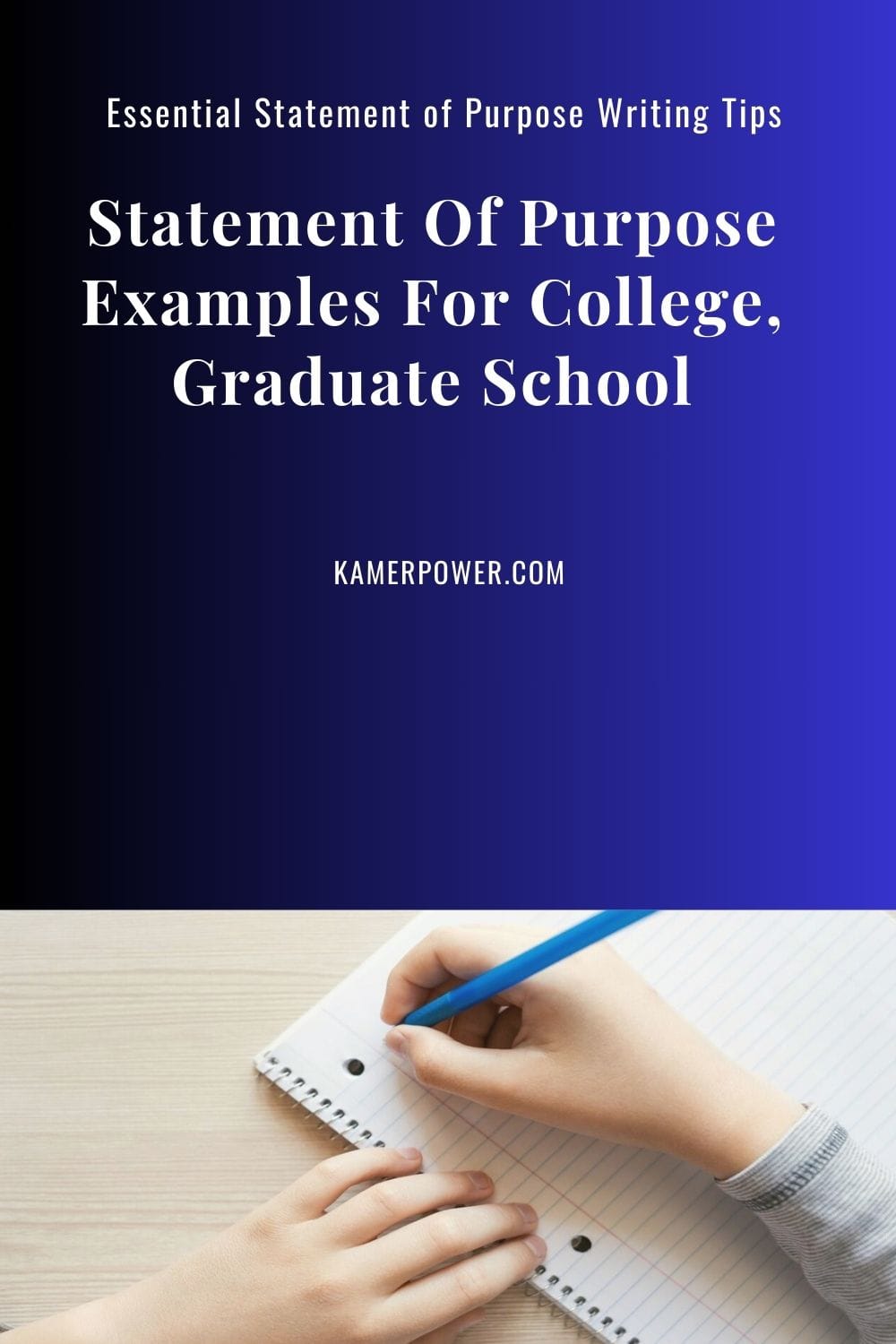 Statement Of Purpose Examples For College, Graduate School